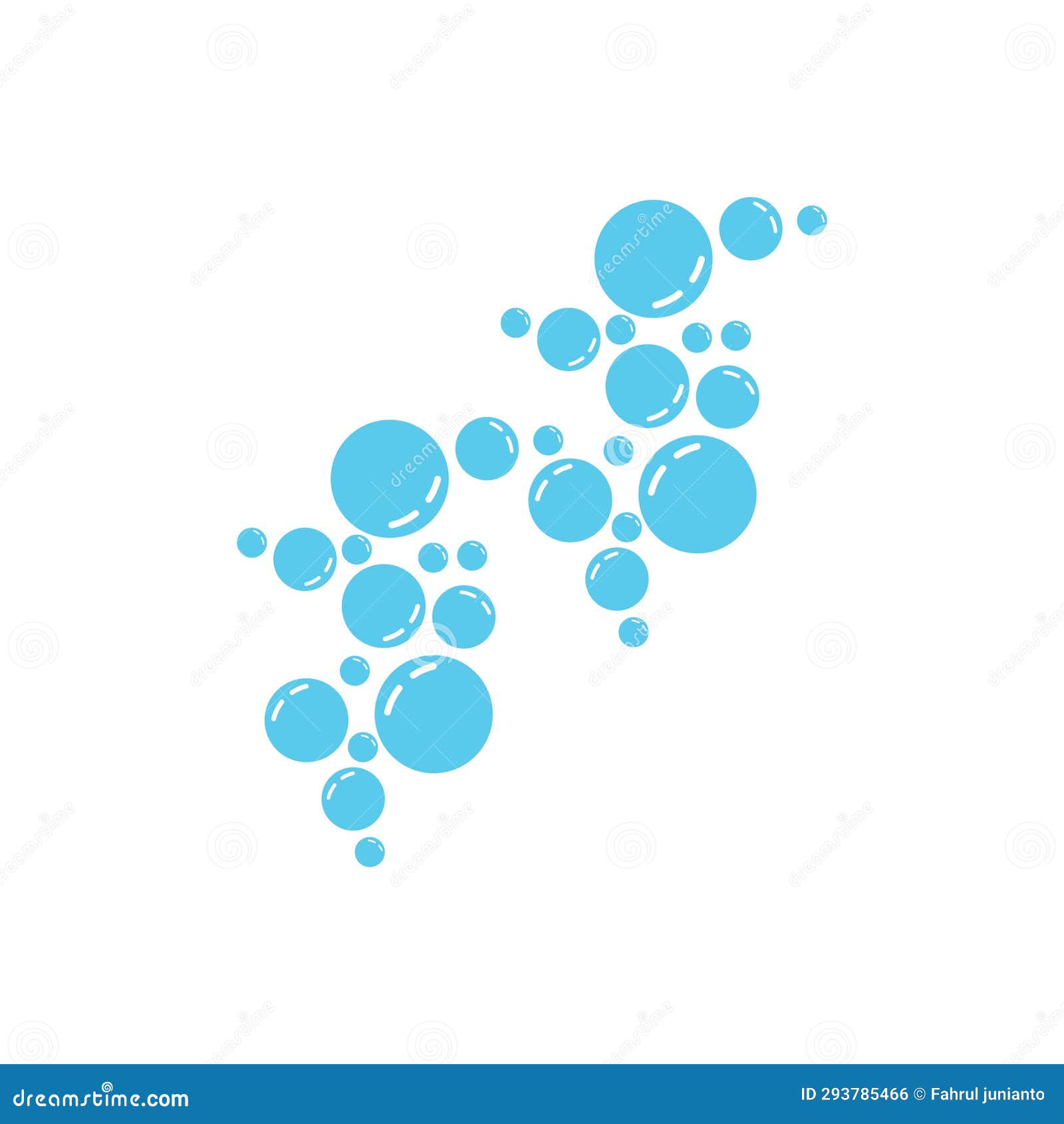Water Bubble Icon Design Template Isolated Vector Image Stock Vector ...