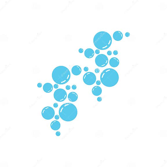 Water Bubble Icon Design Template Isolated Vector Image Stock Vector ...