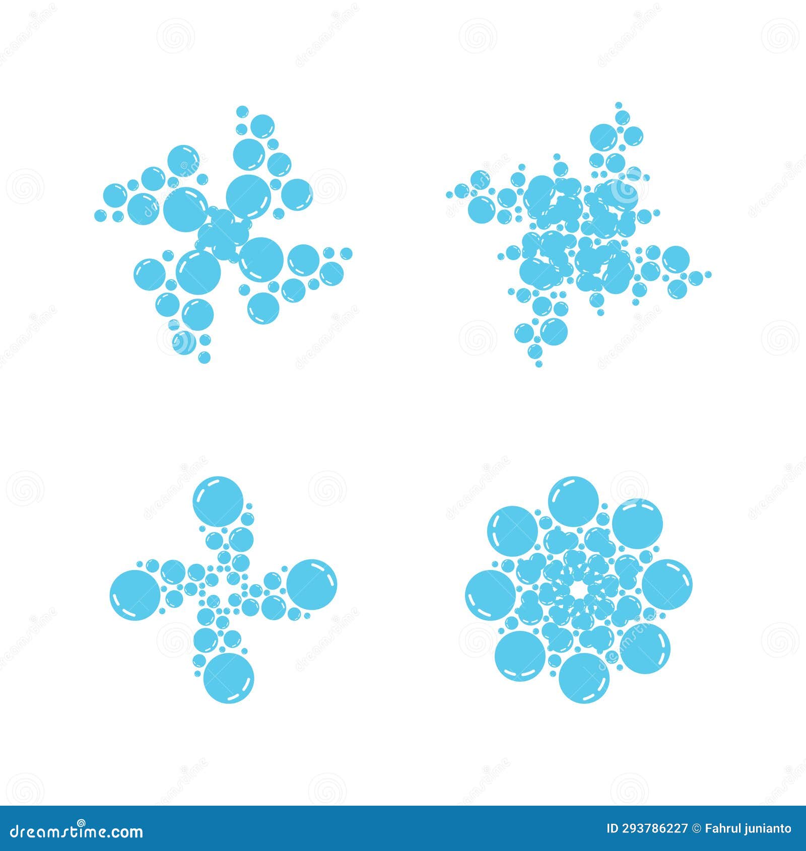 Water Bubble Icon Design Template Isolated Vector Image Stock Vector ...