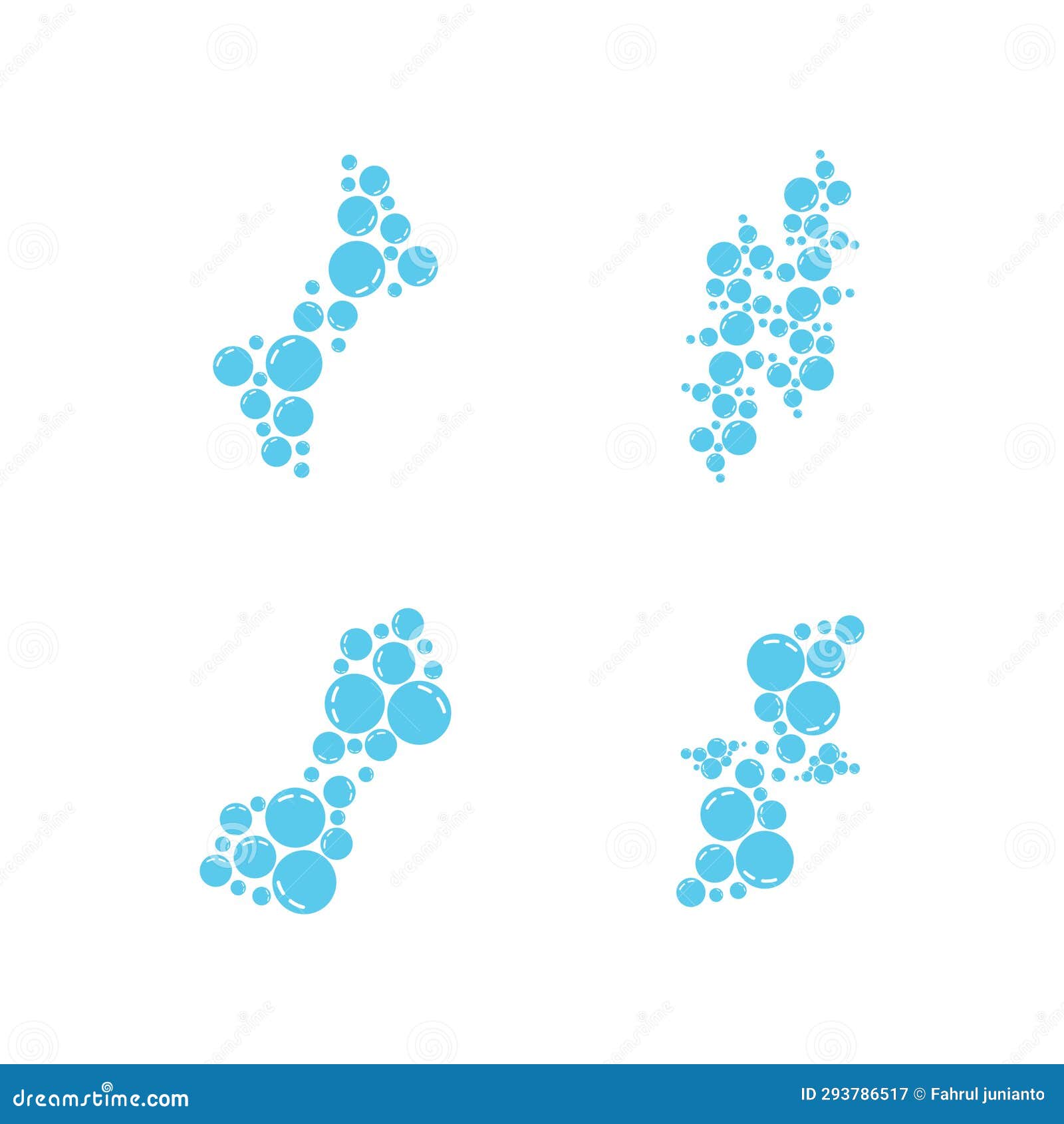 Water Bubble Icon Design Template Isolated Vector Image Stock Vector ...
