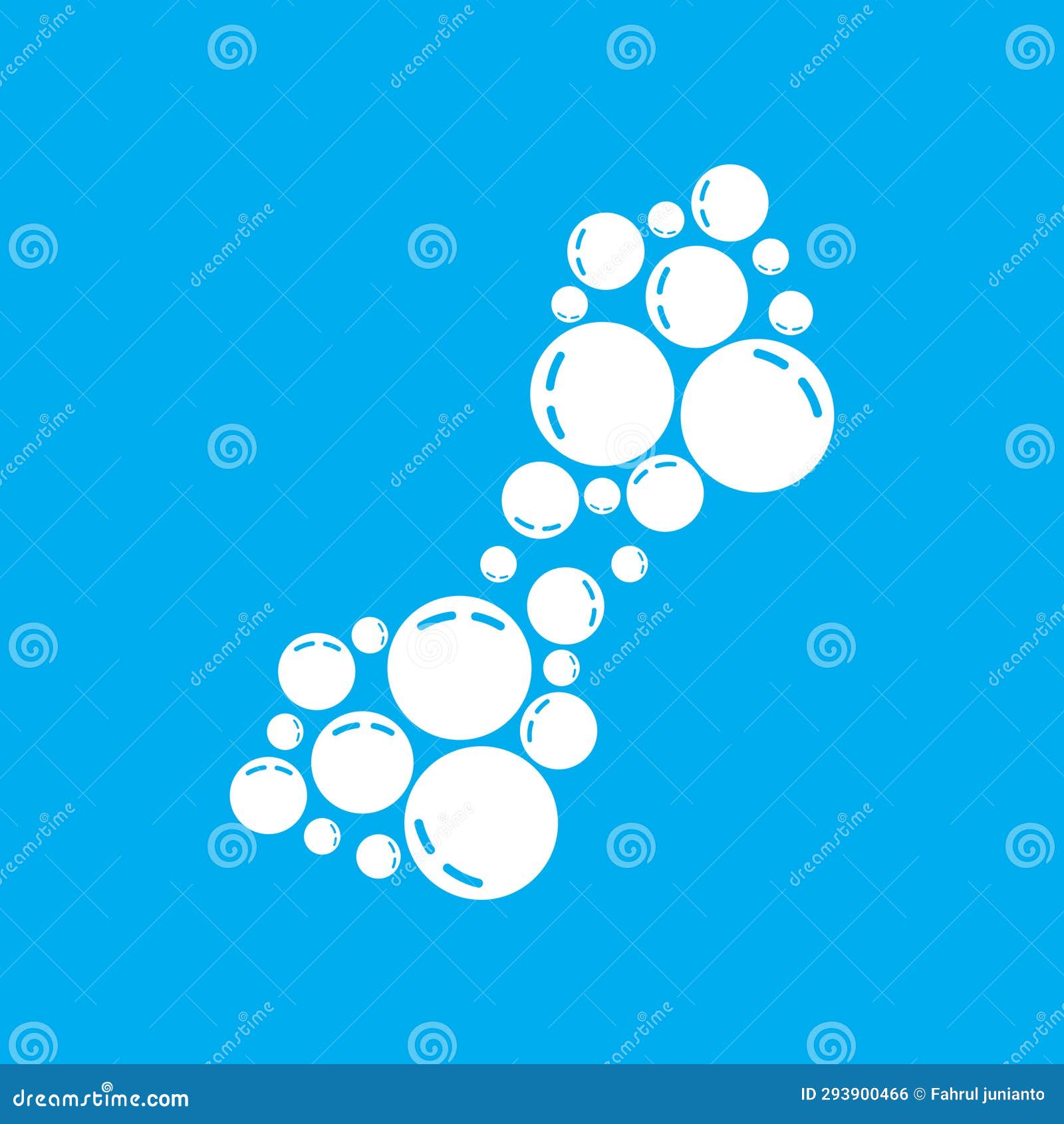 Water Bubble Icon Design Template Isolated Vector Image Stock Vector ...