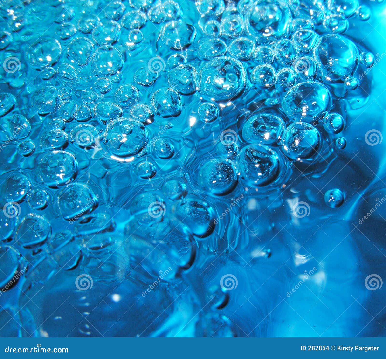 Water bubbles stock photo. Image of abstract, blue, macro - 282854