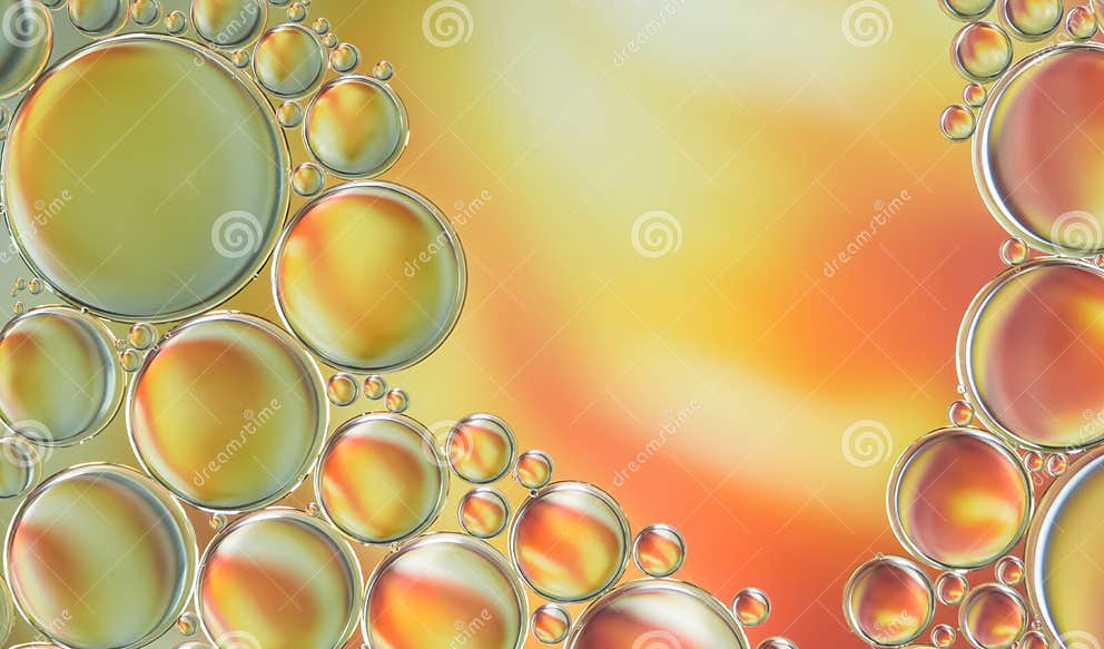 The Water Bubbles Abstract Light Illumination Stock Photo - Image of ...