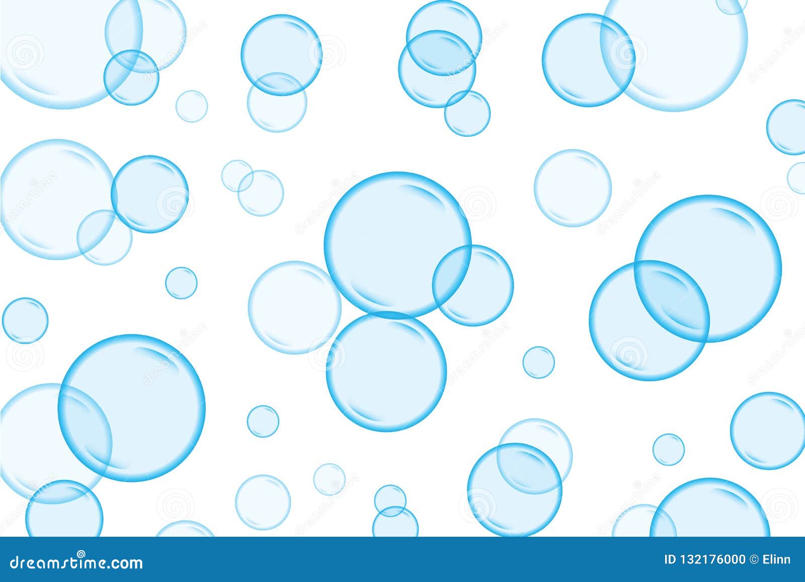 Water Bubbles Background, Vector Illustration Stock Vector ...