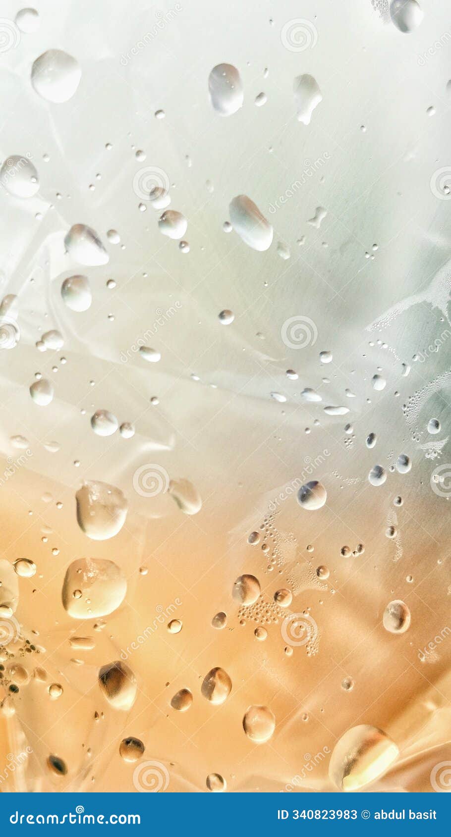 Water Bubbles in a Bottle of Bottled Drinking Water Stock Image - Image ...