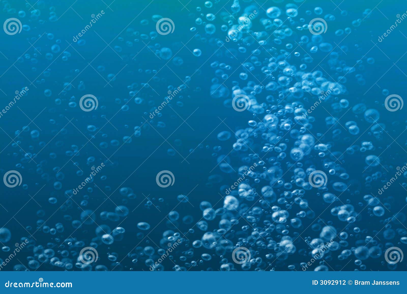 Water bubbles going up stock illustration. Illustration of water - 3092912