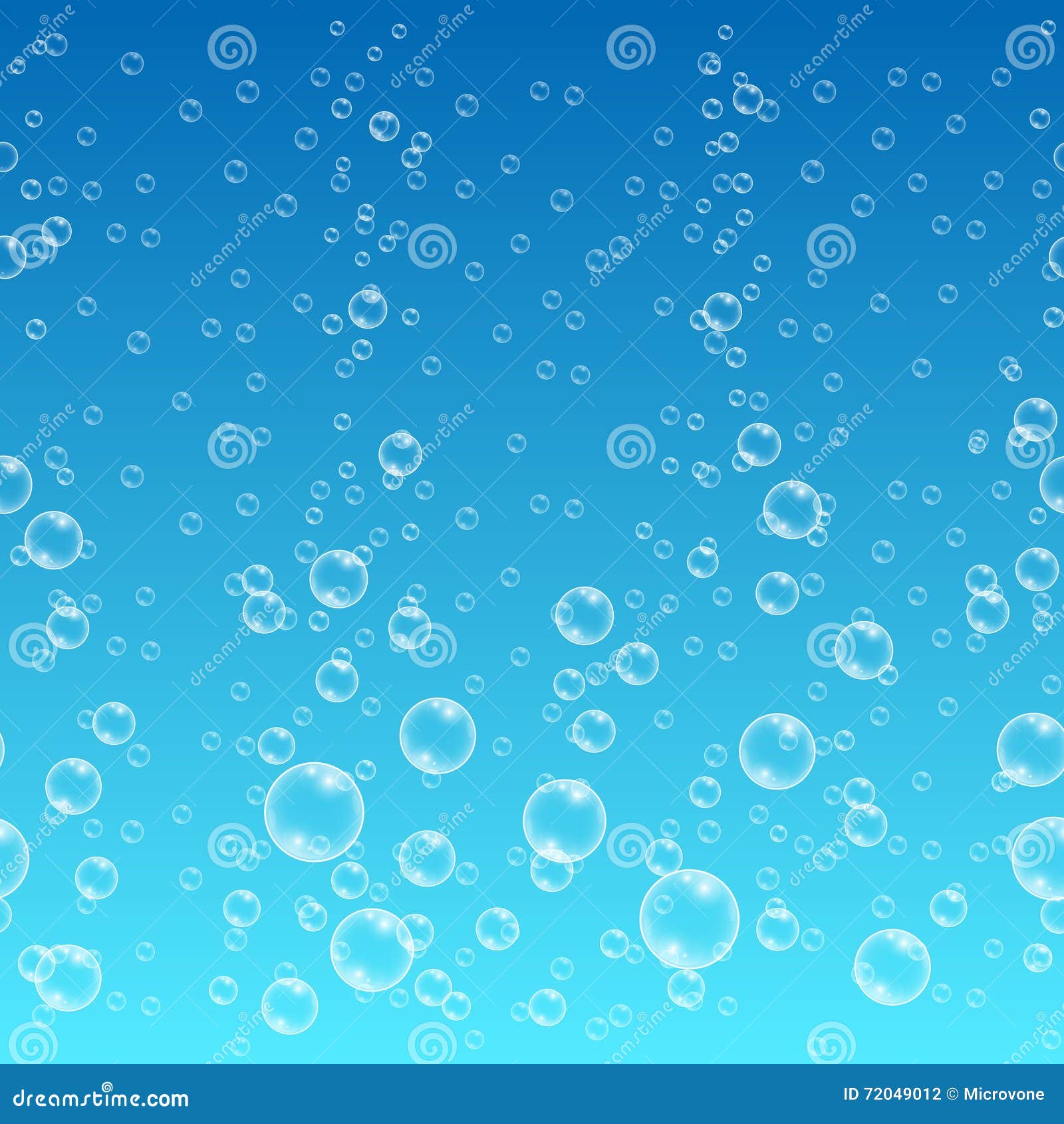 Water Bubbles Background Vector
