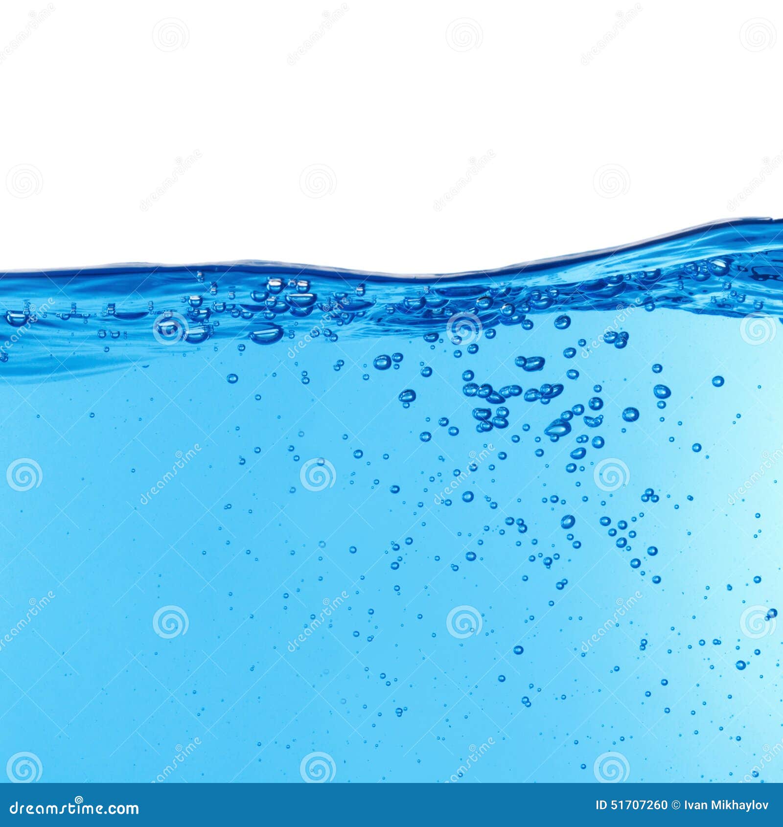 Water with bubbles stock photo. Image of aqua, macro - 51707260