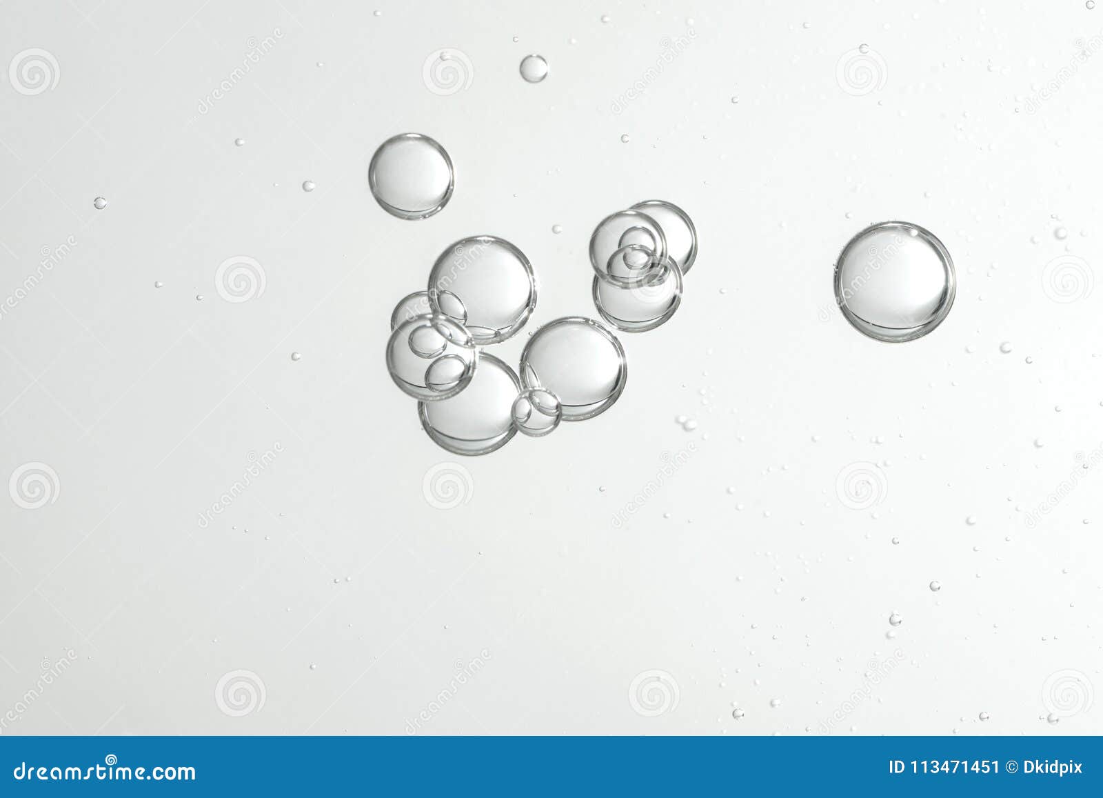 Water Bubbles Over a Gradient Background Stock Image - Image of circle ...