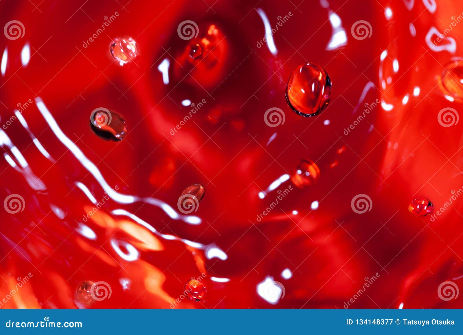Water Bubbles in a Red Background Stock Image - Image of water, circle ...