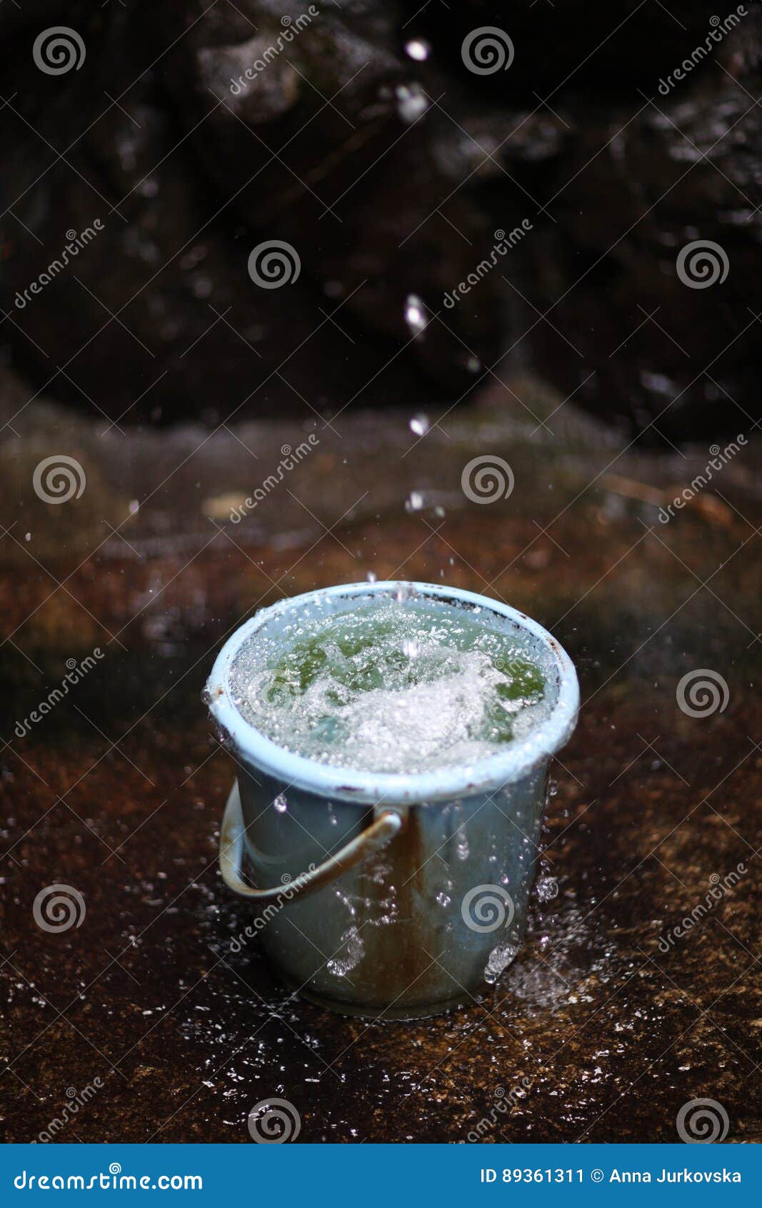 Water bucket stock image. Image of japanese, faith, falling - 89361311