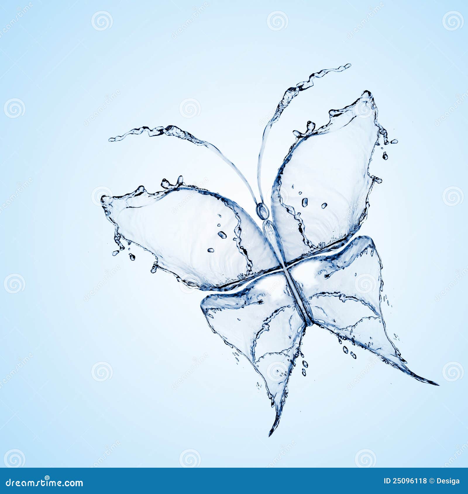 Water butterfly stock photo. Image of blue, color, purity - 25096118