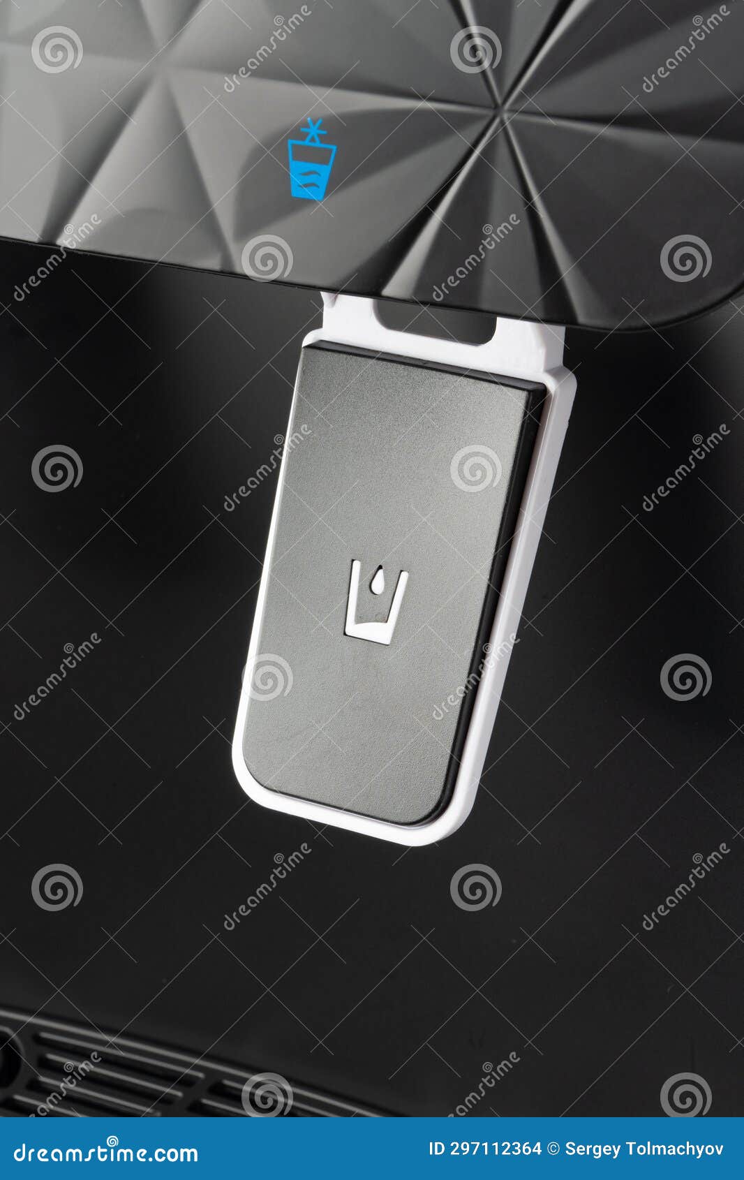 Water Button in the Cooler Close Up Stock Photo - Image of home ...