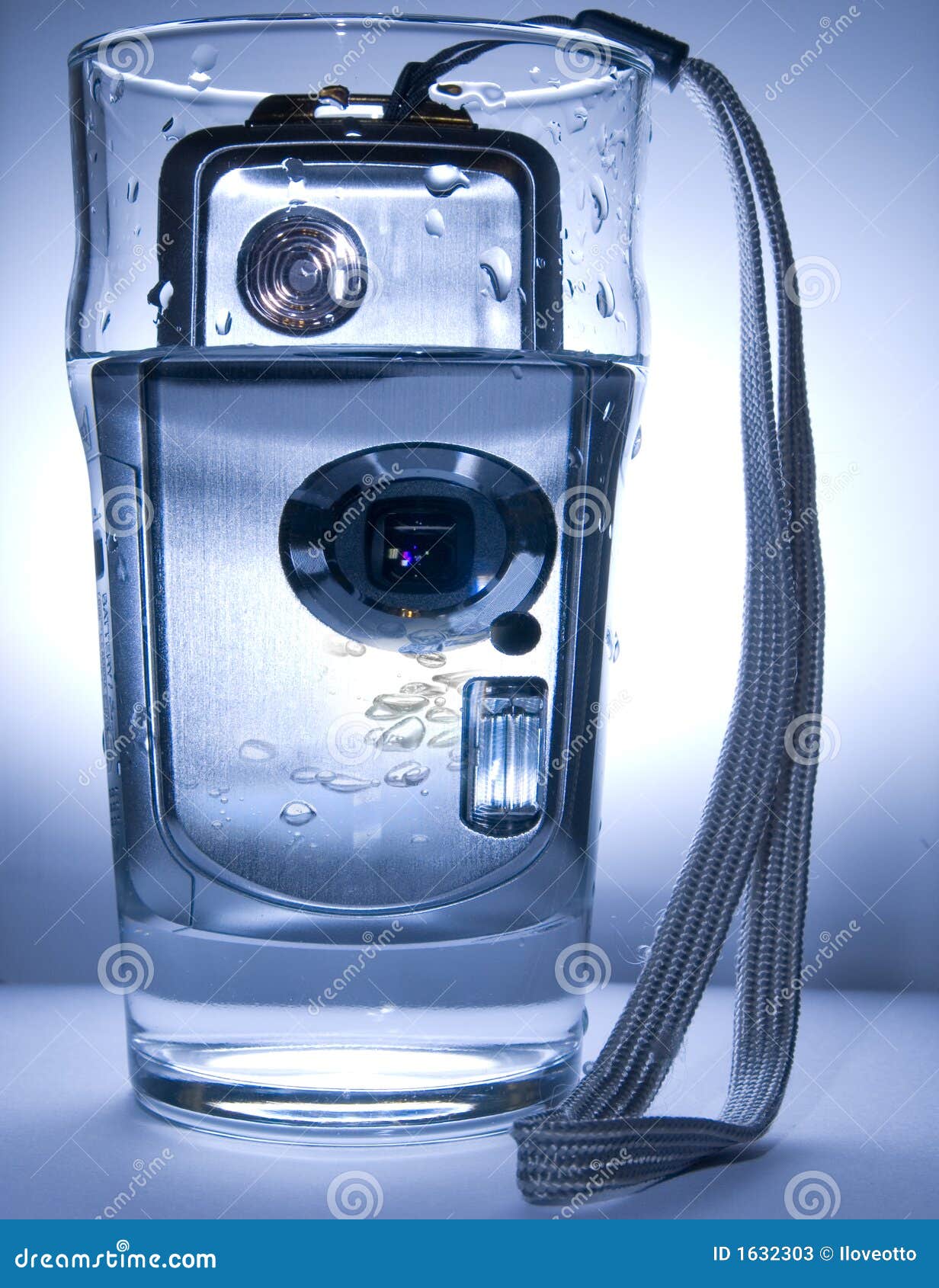Water and camera stock image. Image of glass, filling - 1632303