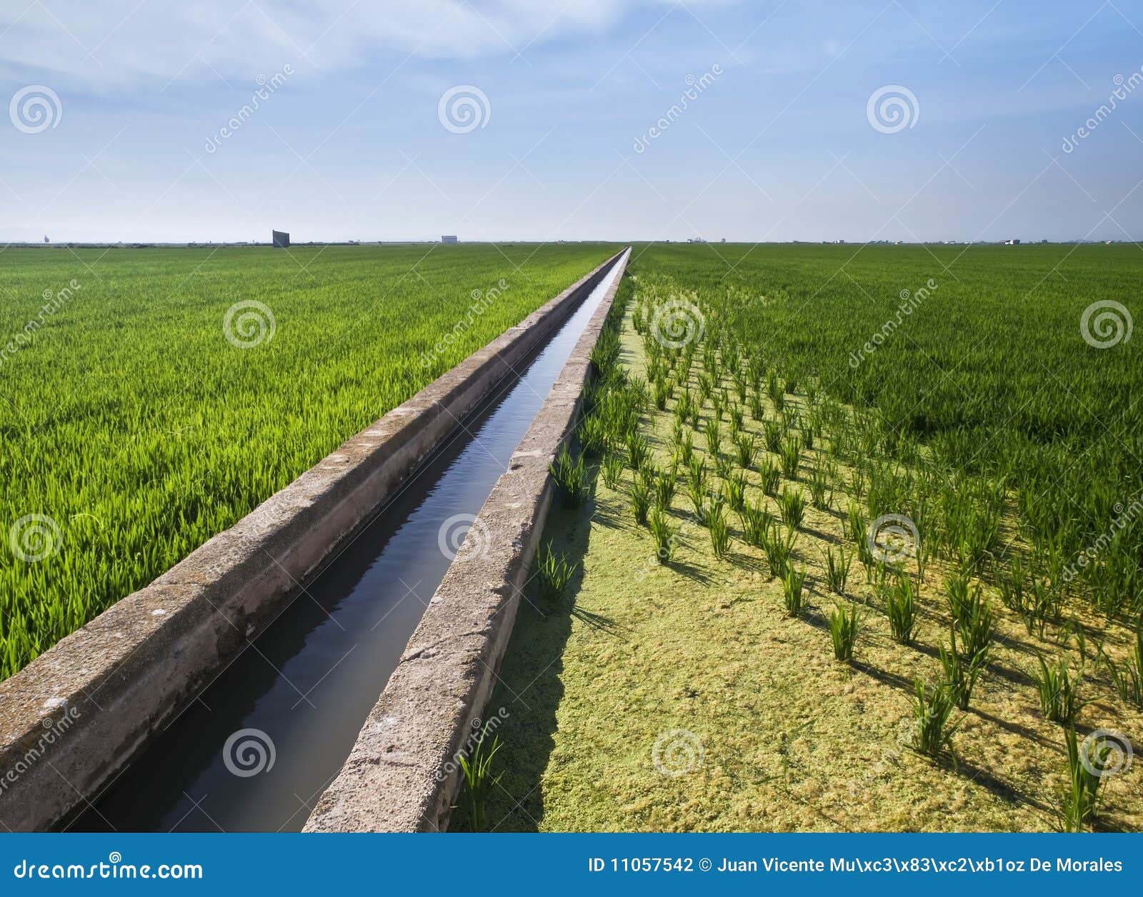 Dry Water Canal For Irrigation, Water Transportation For Fields, Farms ...