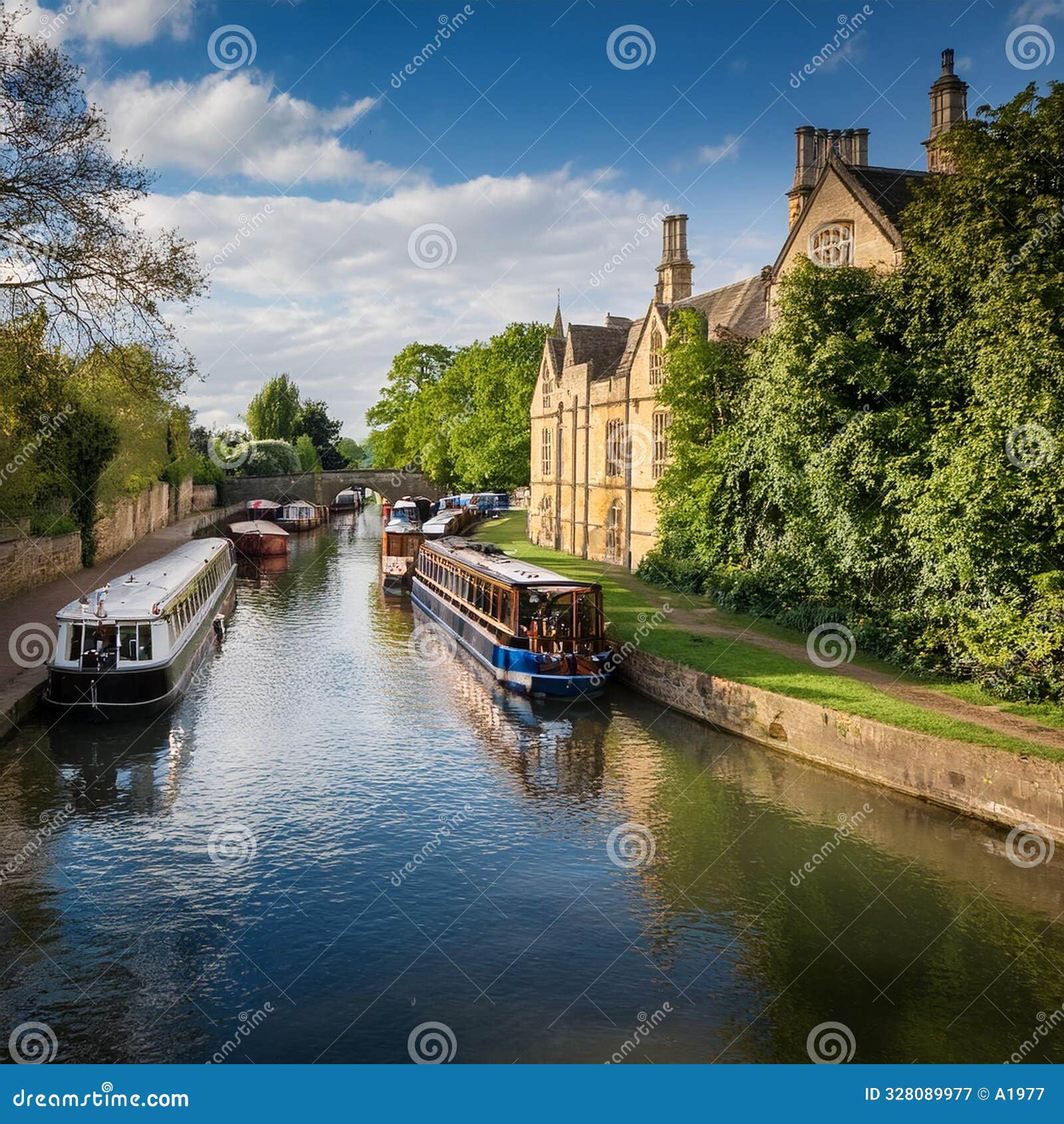 Water Canals, AI Generated Royalty-Free Stock Photography ...