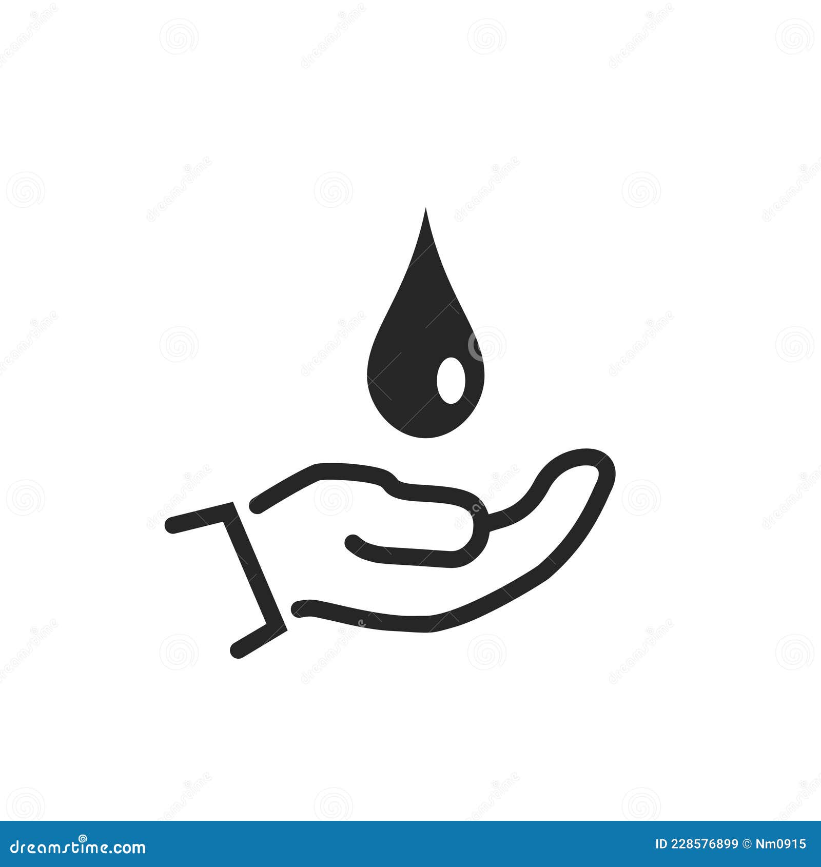 Water Care Icon. Eco Friendly, Water Conservation and Environment ...