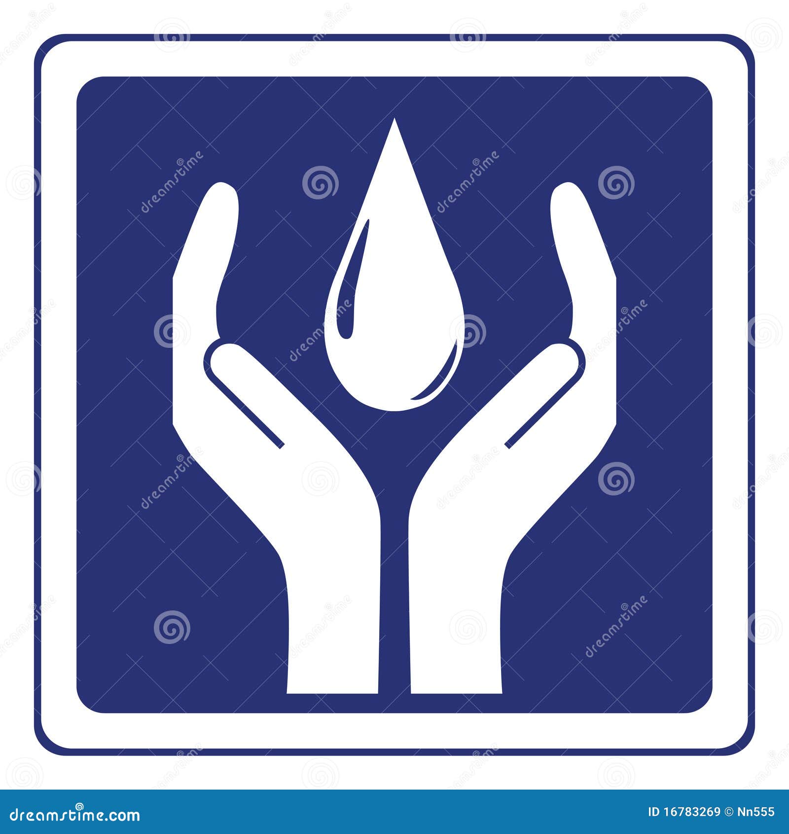 Water Care Recursive Icon Composition Vector Illustration ... Water Care Recursive Icon Composition Vector Illustration ...