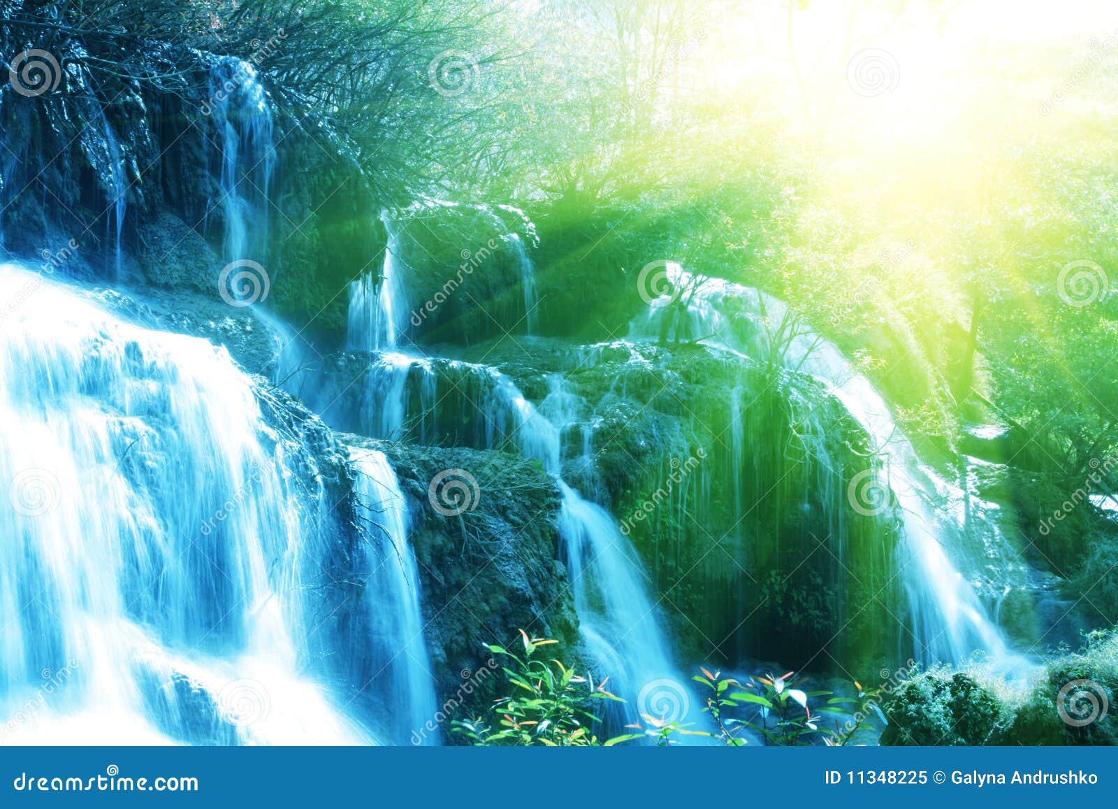 Water cascade stock image. Image of cascade, effect, natural - 11348225