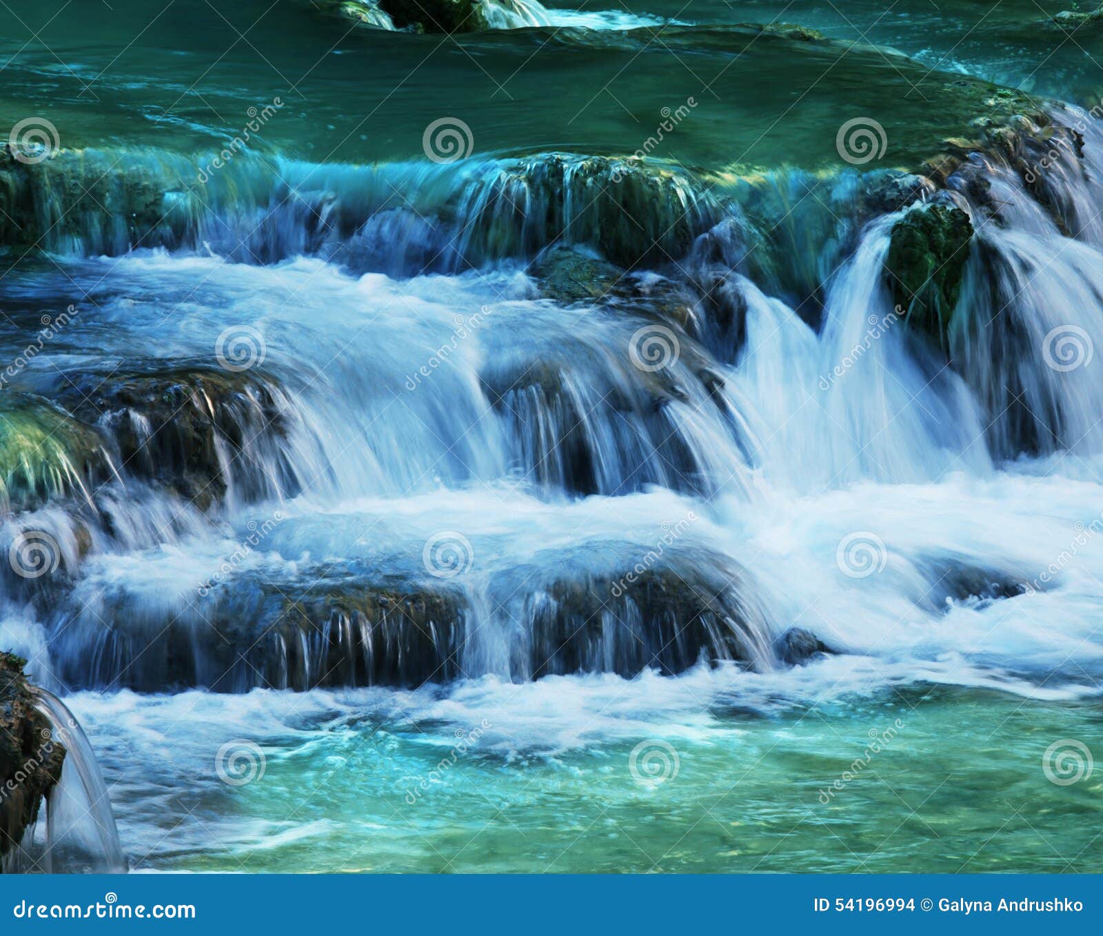 Water cascade stock photo. Image of cascade, landscape - 54196994
