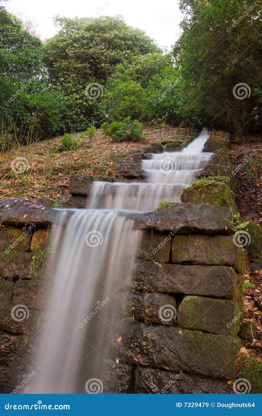 Water Cascade at Chatsworth House Stock Image - Image of building ...
