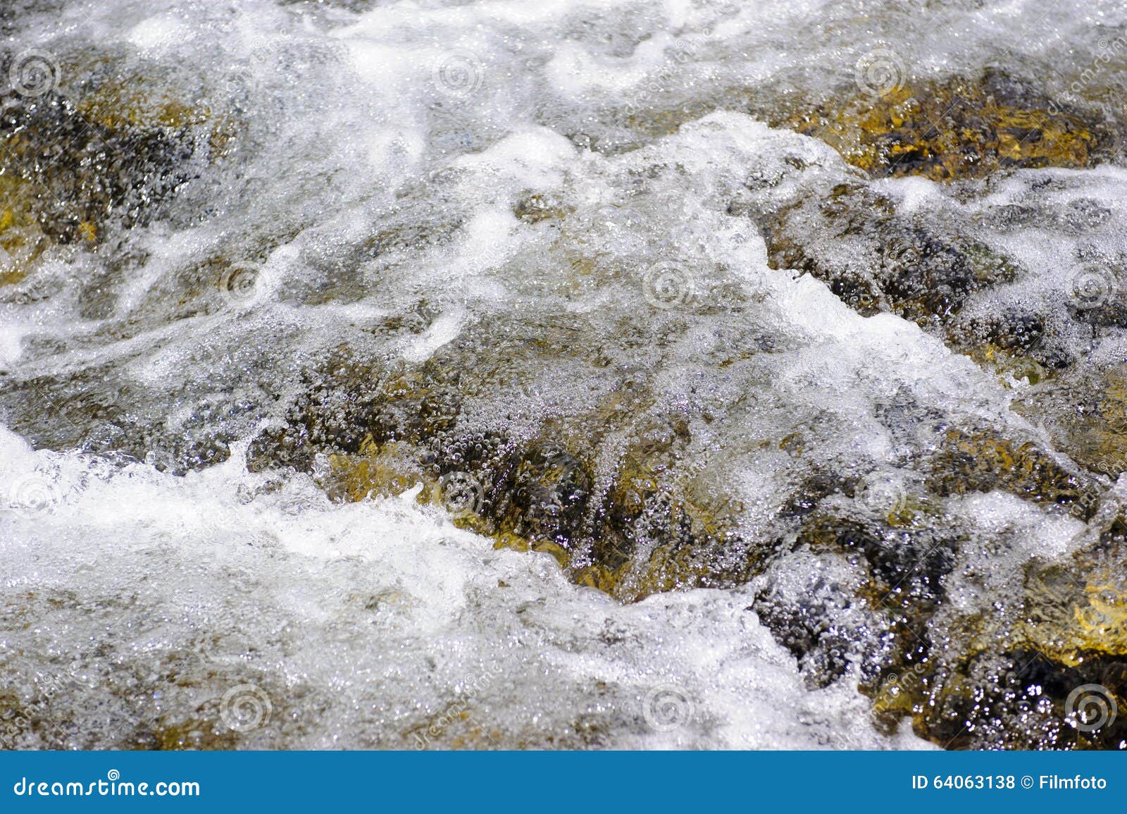 Water Cascade in Little Stream Stock Photo - Image of stream ...