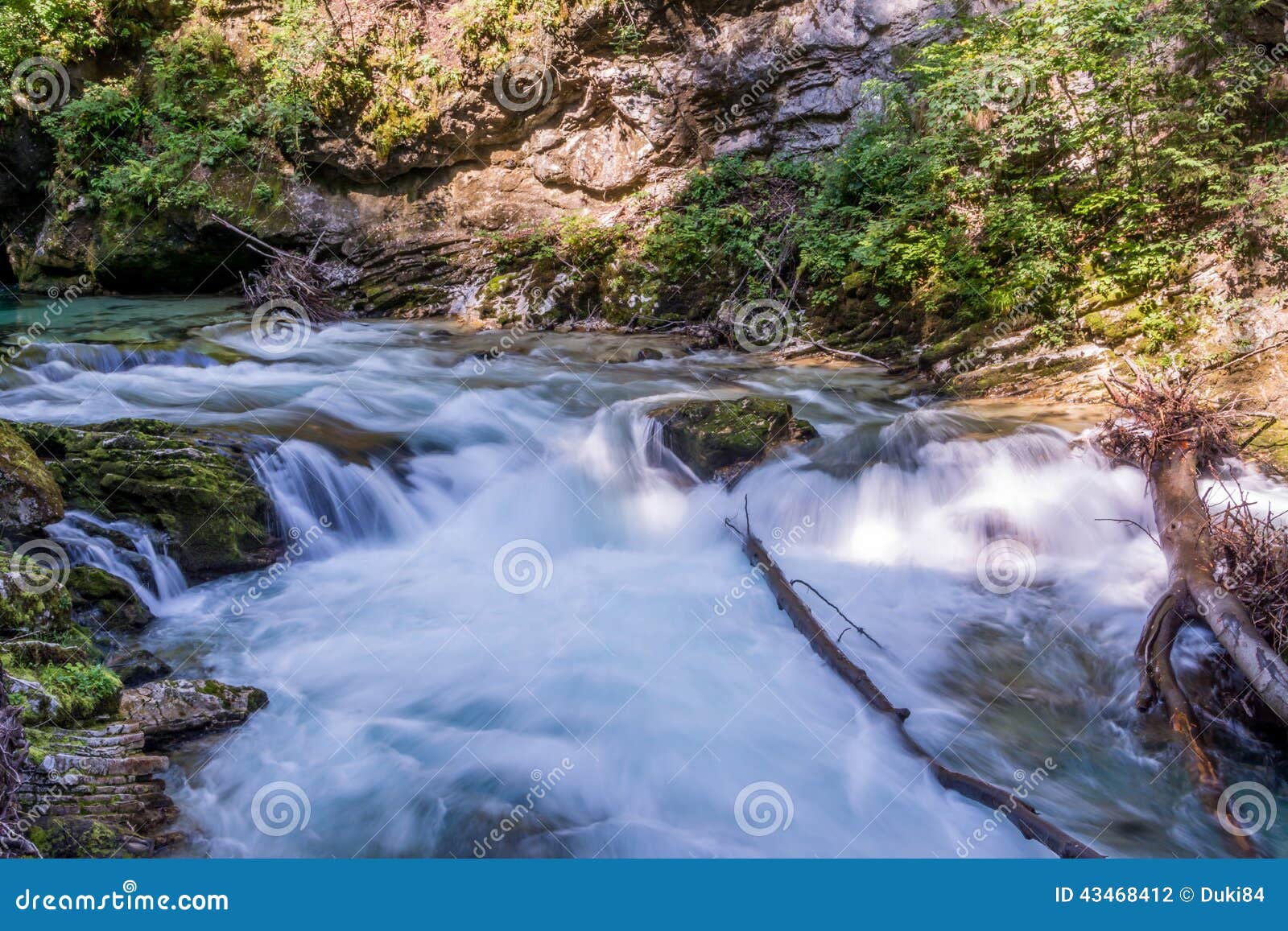 Water cascade stock photo. Image of season, falls, small - 43468412
