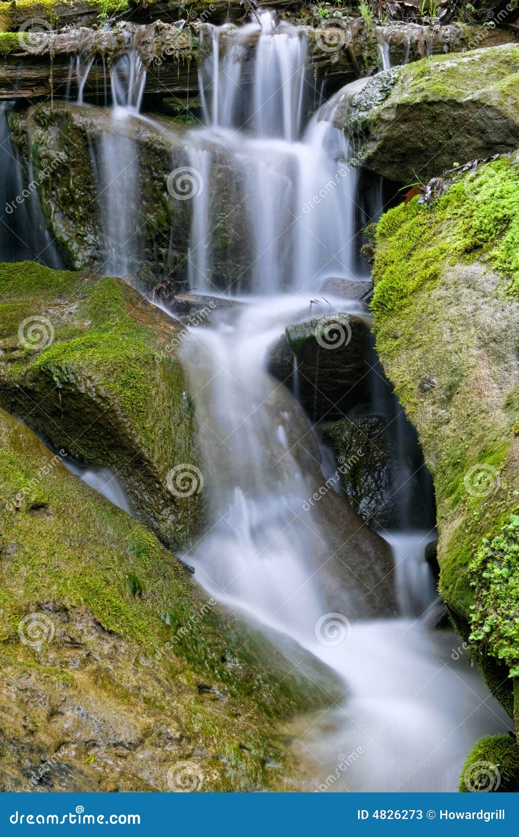 Water Cascading Over Rocks stock image. Image of rush - 4826273