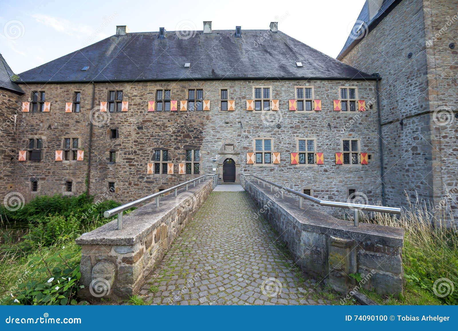 Water Castle Haus Kemnade Nrw Germany Stock Photo - Image of building ...