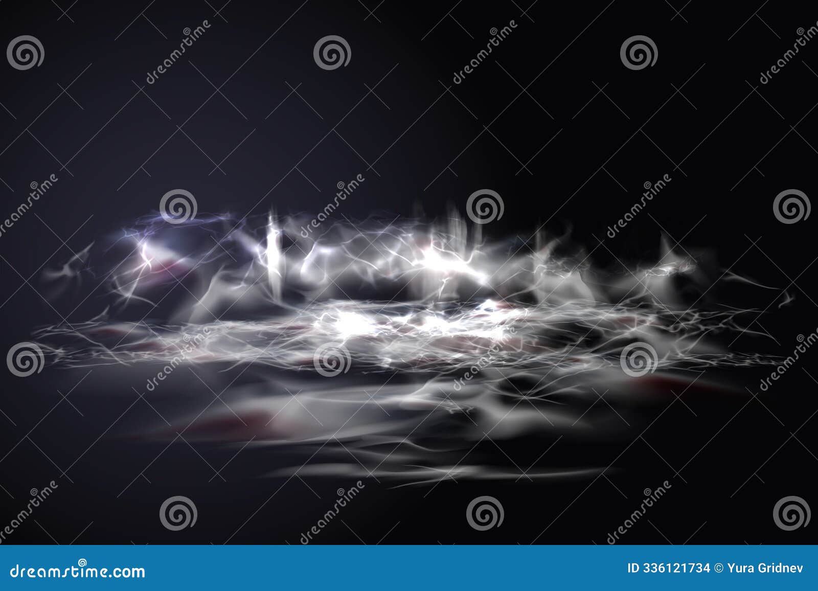 Water Caustic Light Effect With Overlay Effect. Realistic Vector ...