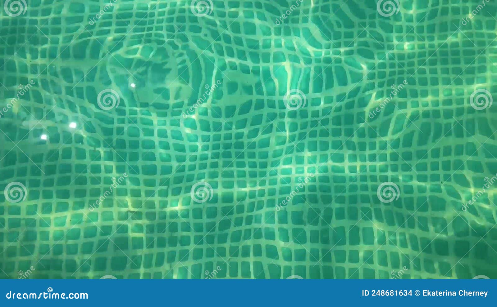 Water Caustics. Real Shooting Waves Water Ocean Sea Stock Footage ...