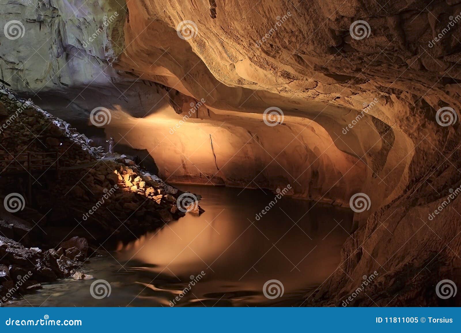 Water caves stock image. Image of interior, archeology - 11811005