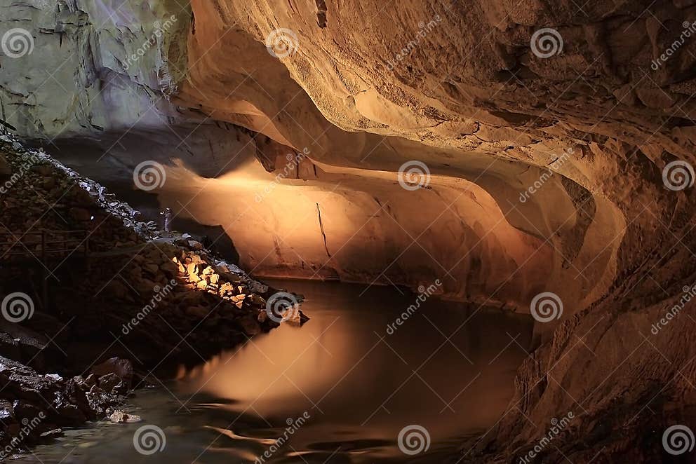 Water caves stock image. Image of interior, archeology - 11811005