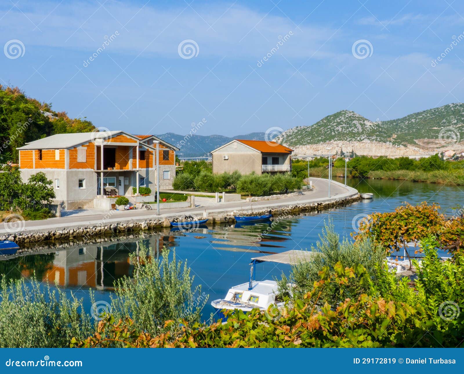 Water channel stock image. Image of ship, nature, water - 29172819