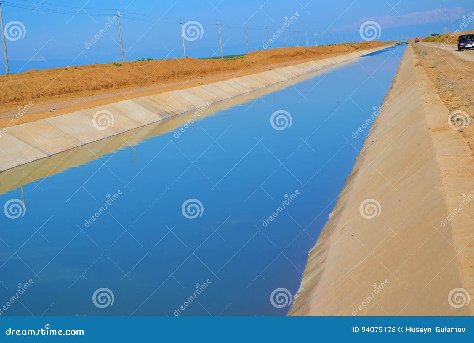Water Channel for Irrigation Stock Photo - Image of channel, soil: 94075178