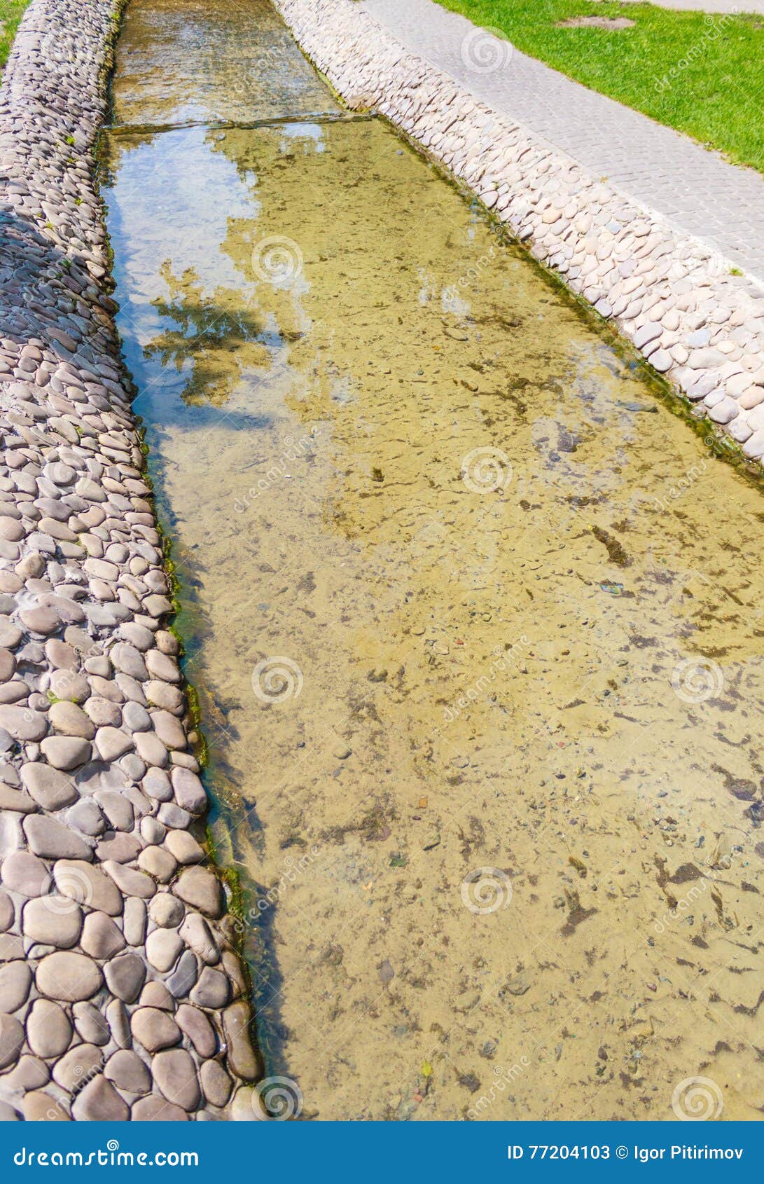 Water channel stock image. Image of background, architecture - 77204103