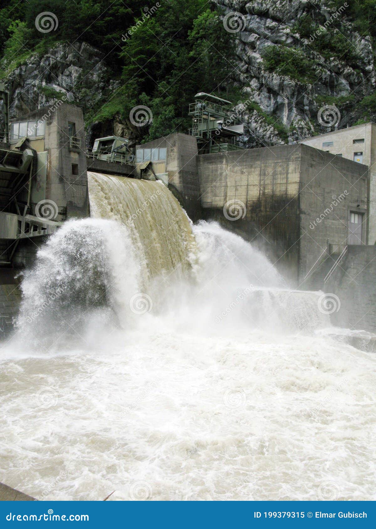 Water Channel and Water Regulation Stock Image - Image of canalization ...