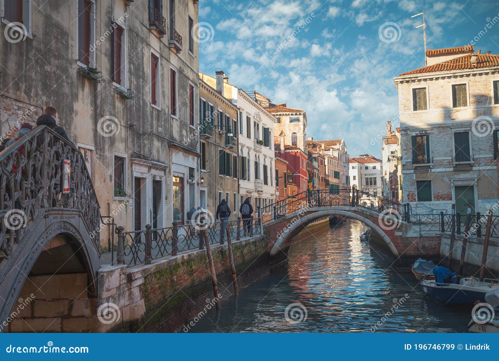 Water Channels in the City of Venice Stock Image - Image of channel ...