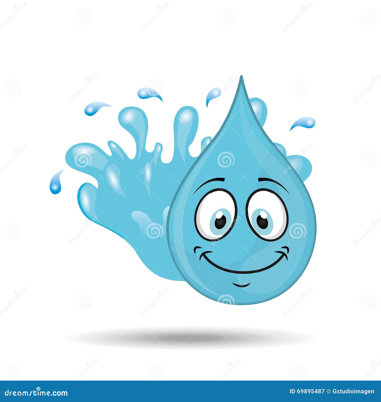 Water character design stock illustration. Illustration of character ...