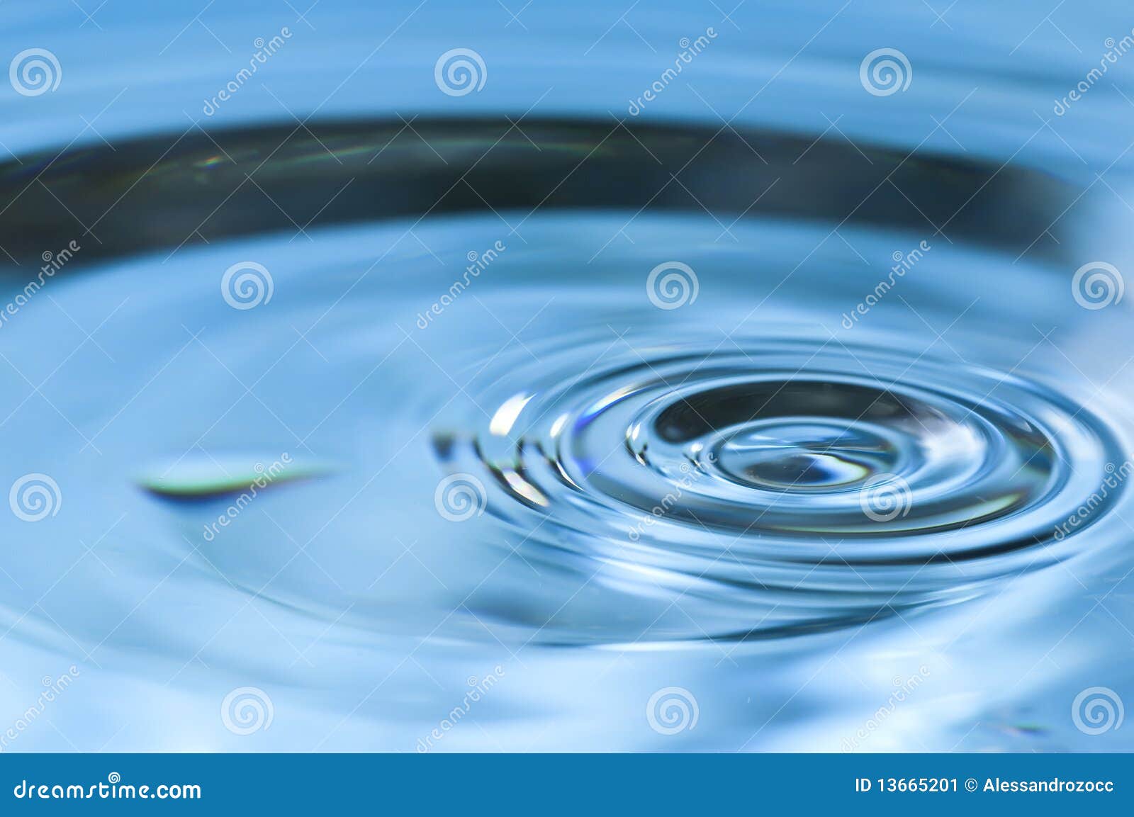 Water circles stock image. Image of surface, drop, water - 13665201