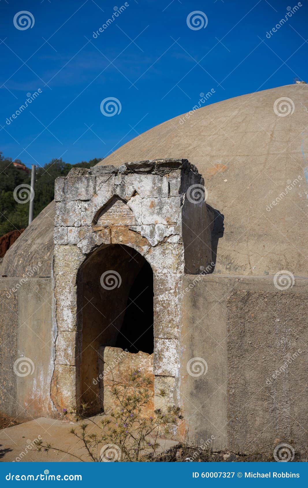 Water Cistern with Arabic Inscription. Stock Image - Image of spring ...