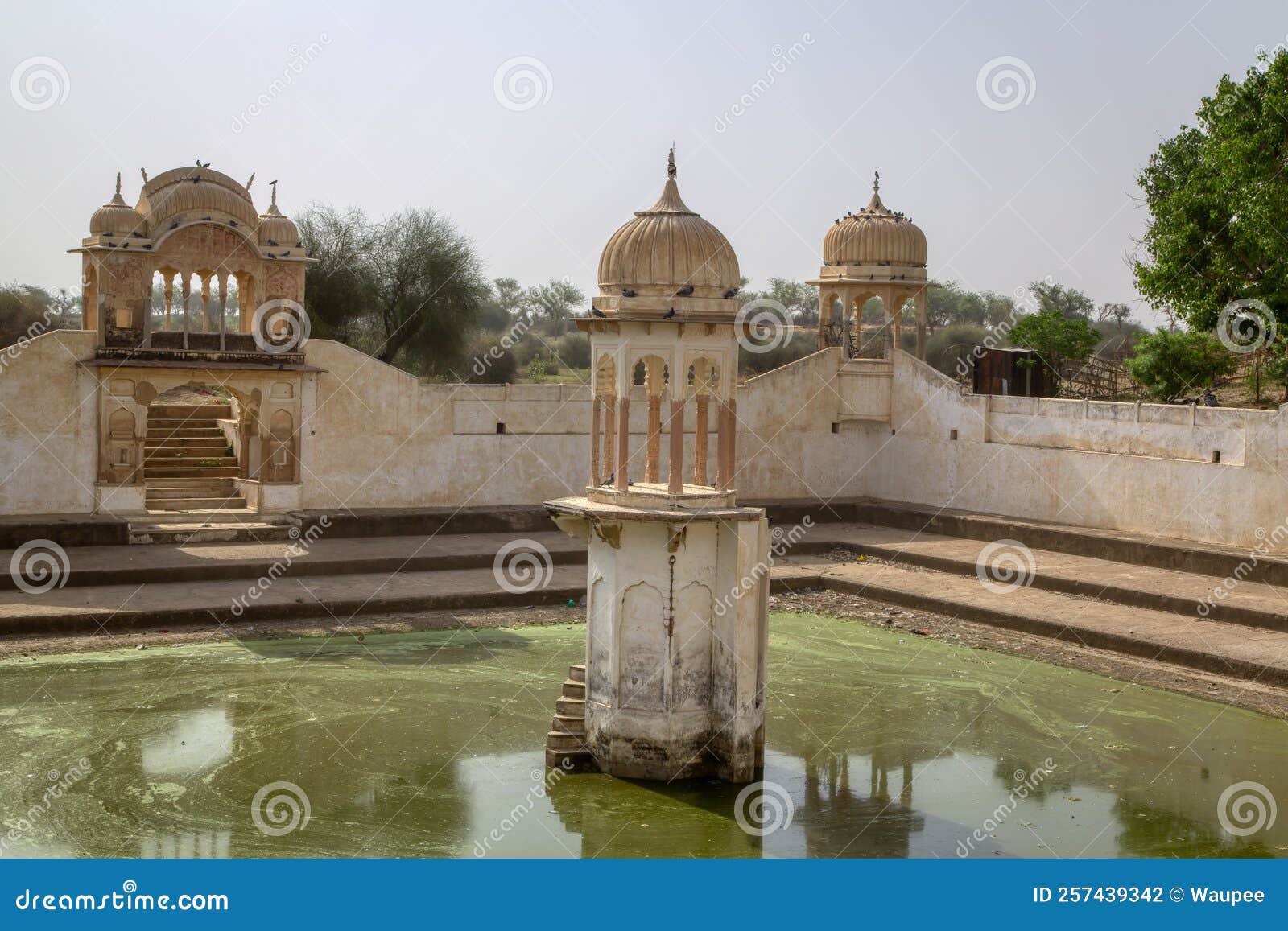 Water Cistern in India, Mandawa, Rajasthan Stock Photo - Image of ...