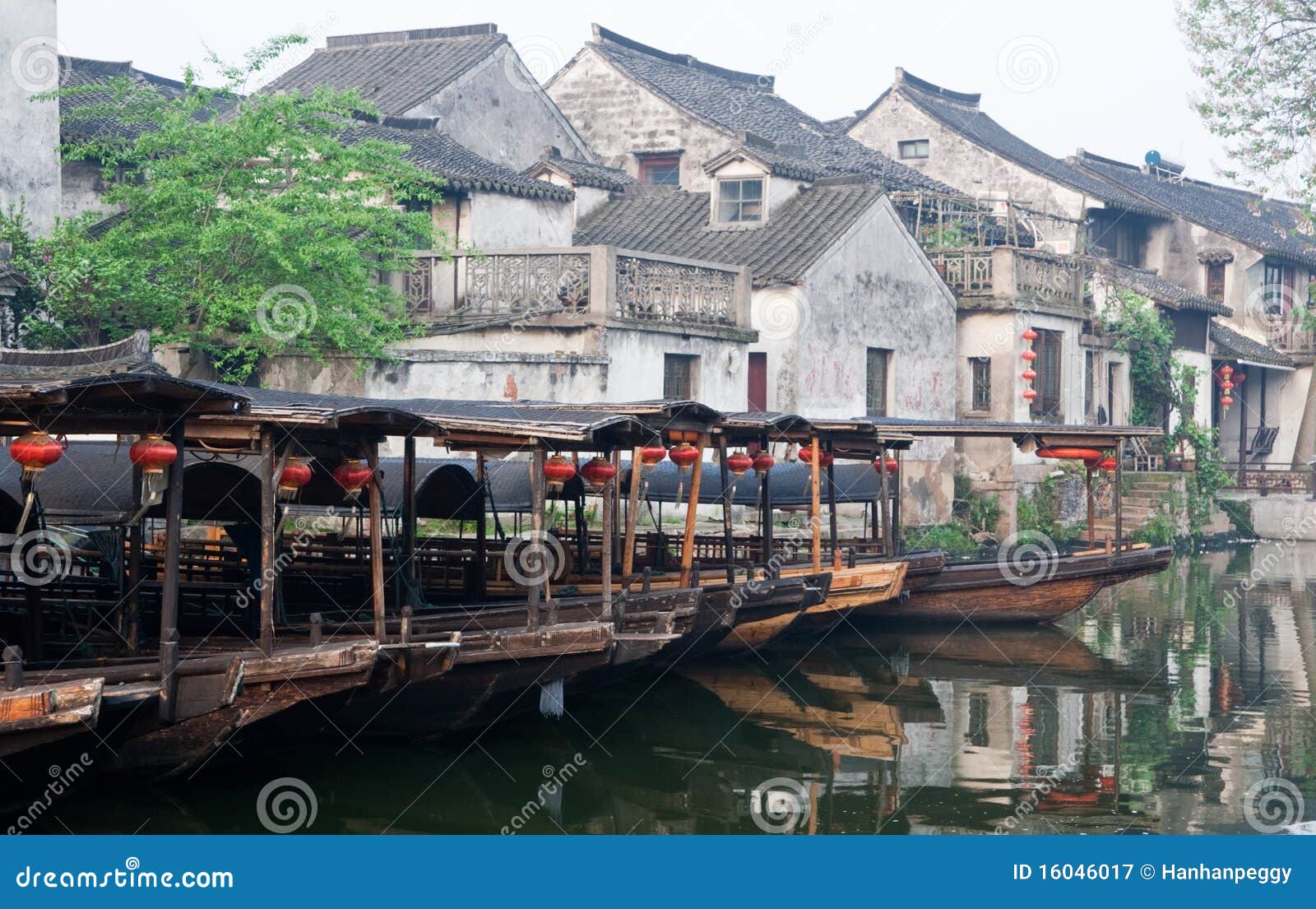 Water city of Xitang stock image. Image of landscape - 16046017