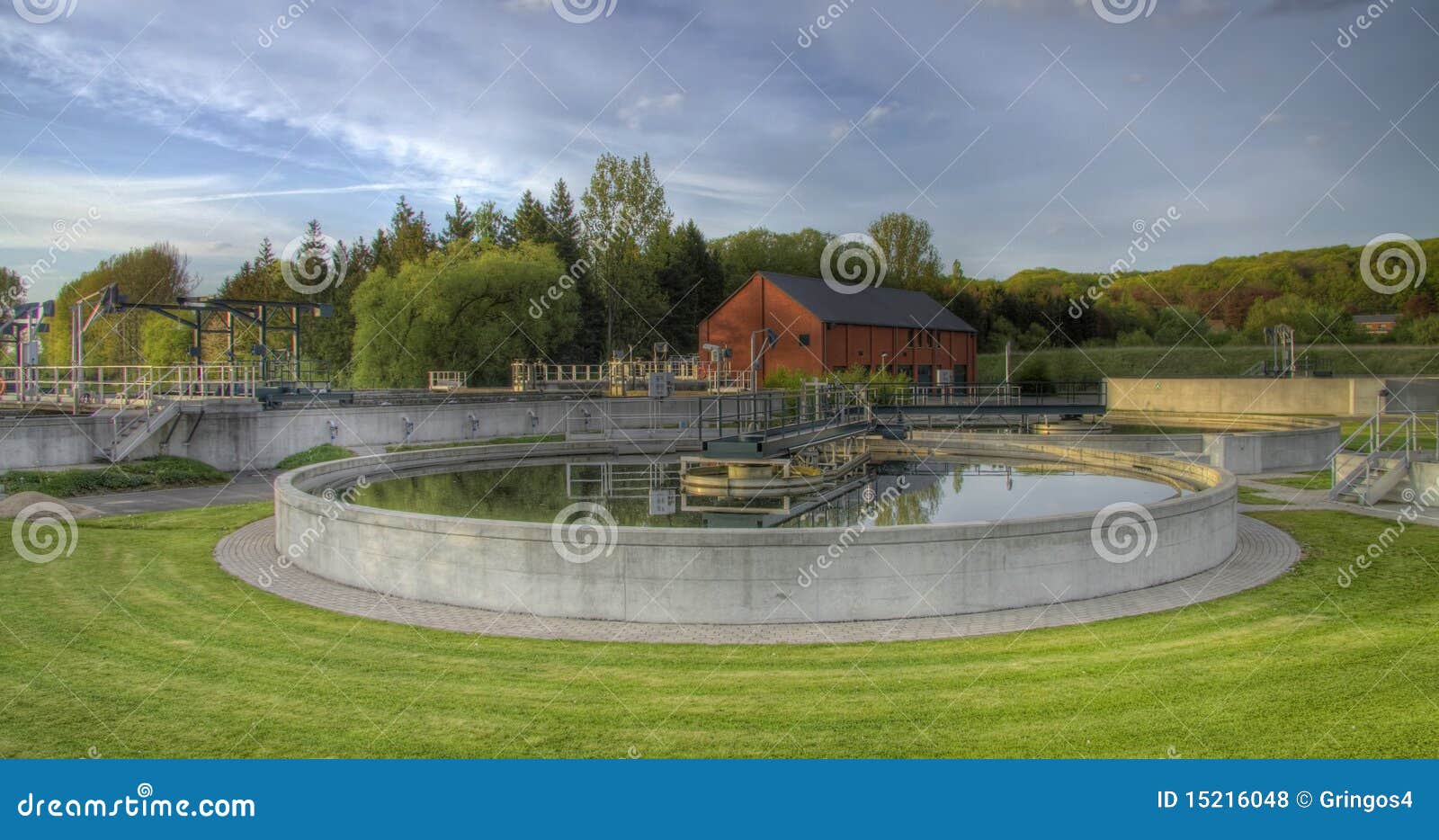 Water cleaning station stock photo. Image of area, industrial - 15216048