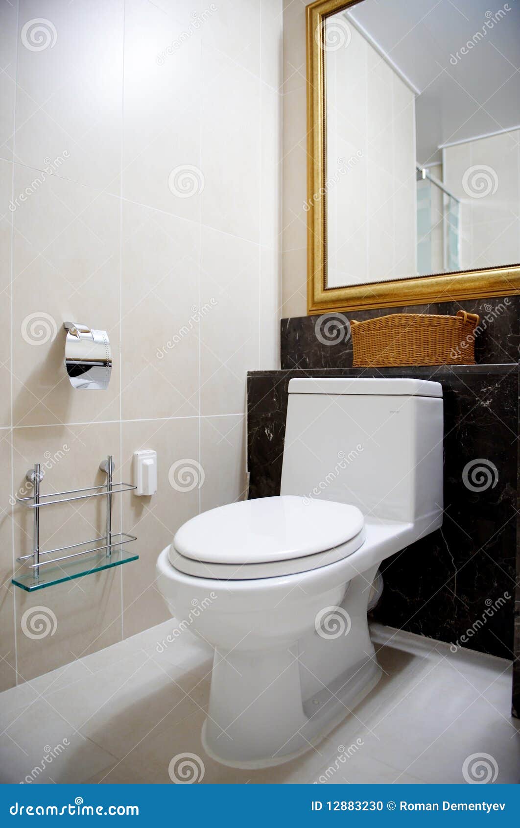 Water closet stock photo. Image of improvement, domestic - 12883230