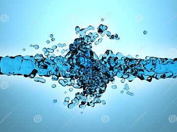 Water colliding stock photo. Image of background, motion - 274730
