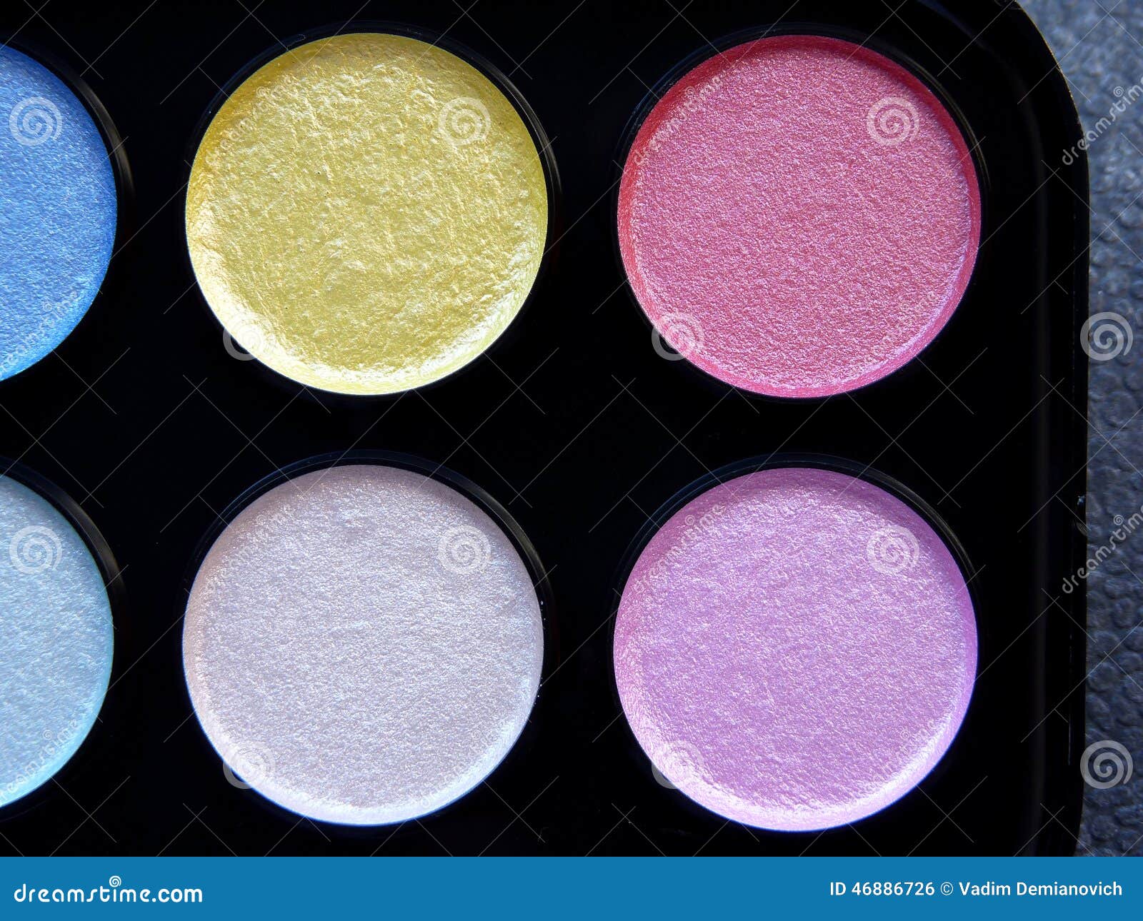 Water Color Nacreous Paints Stock Photo - Image of silvery, colored ...