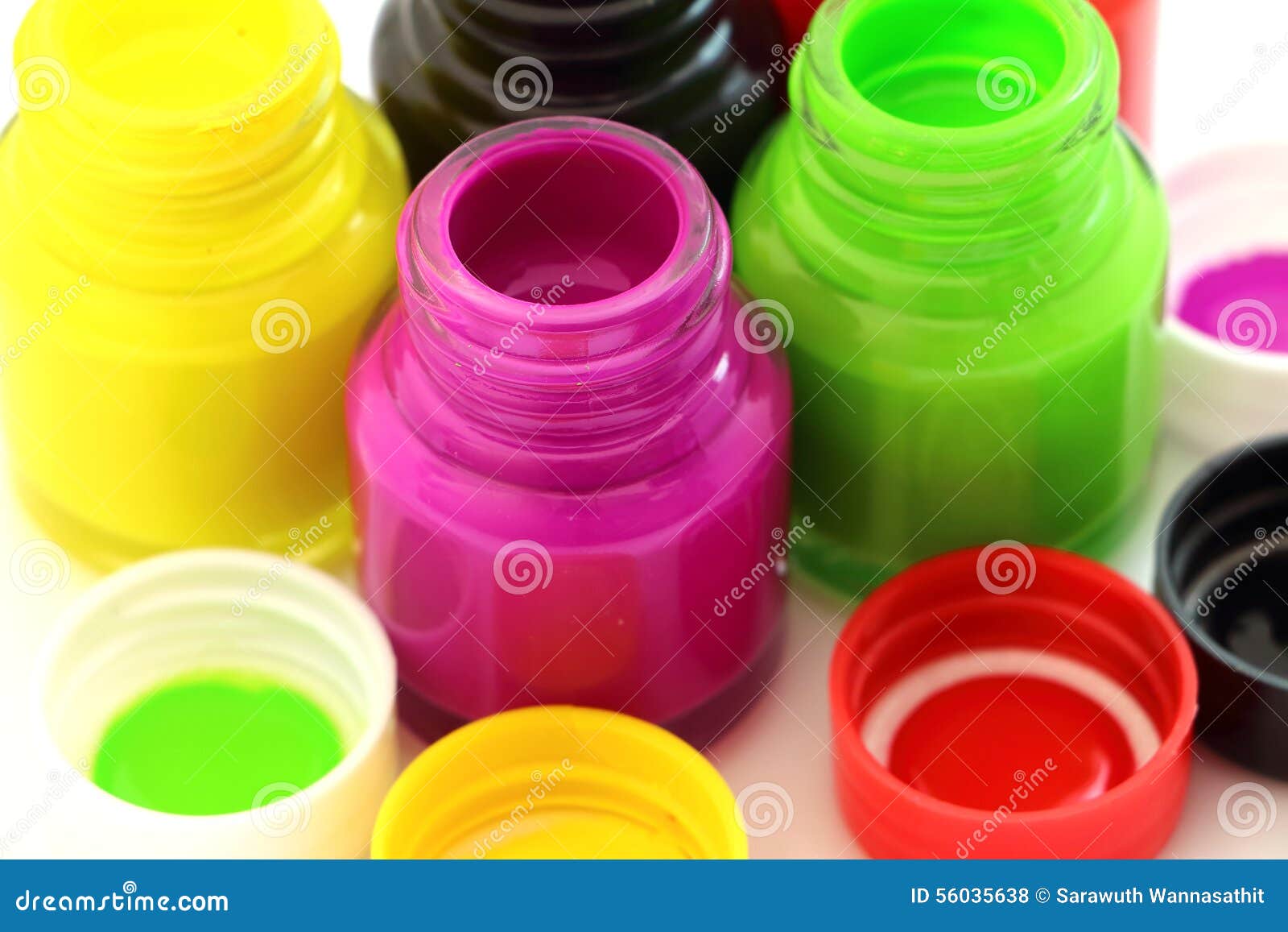 Water color paint stock photo. Image of colorful, isolated - 56035638