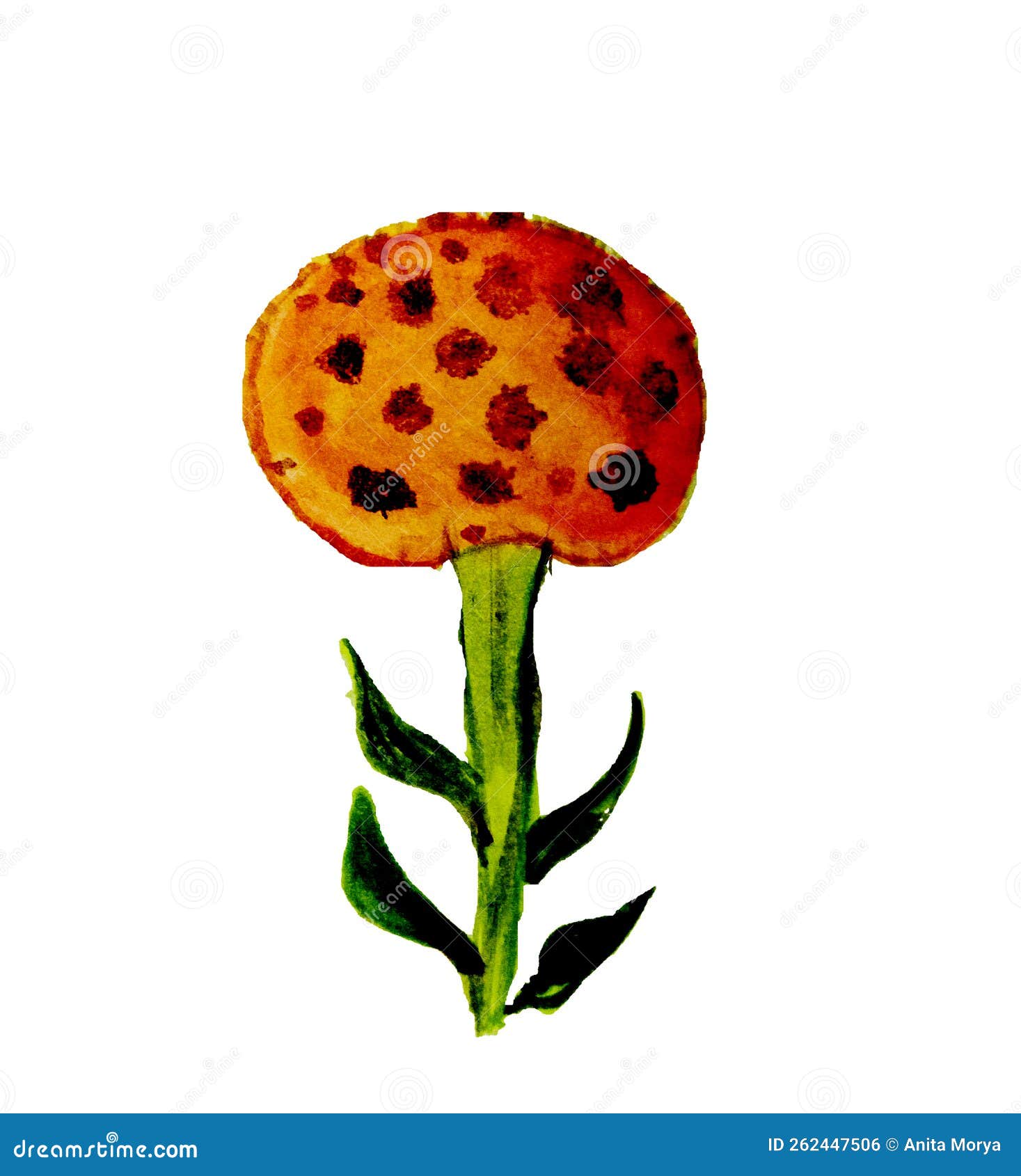 WATER COLOR UNIQUE FLOWER PATTERN DESIGN Stock Photo - Image of graphic ...