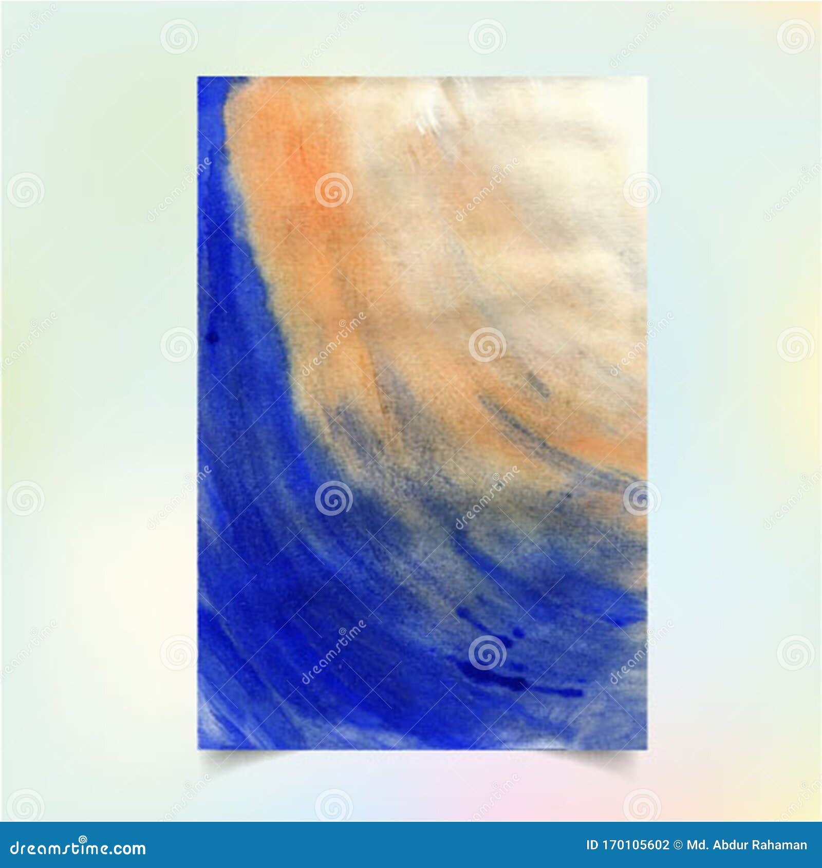 Water Color Wave Effect Background 04 Stock Illustration - Illustration ...